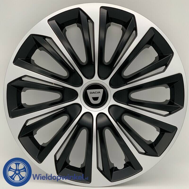 DAC497L15 - Zwarte Wieldoppen 15 inch Dacia wieldoppen zwart Dacia 15 ...