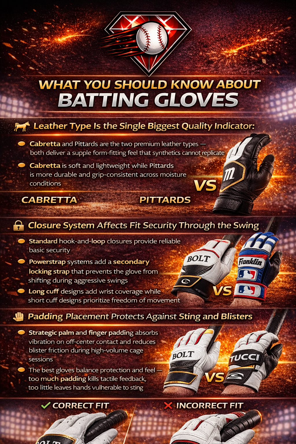 🧤 Premium Batting Gloves for Ball Players (2026) / 📝 Blog | Diamond ...
