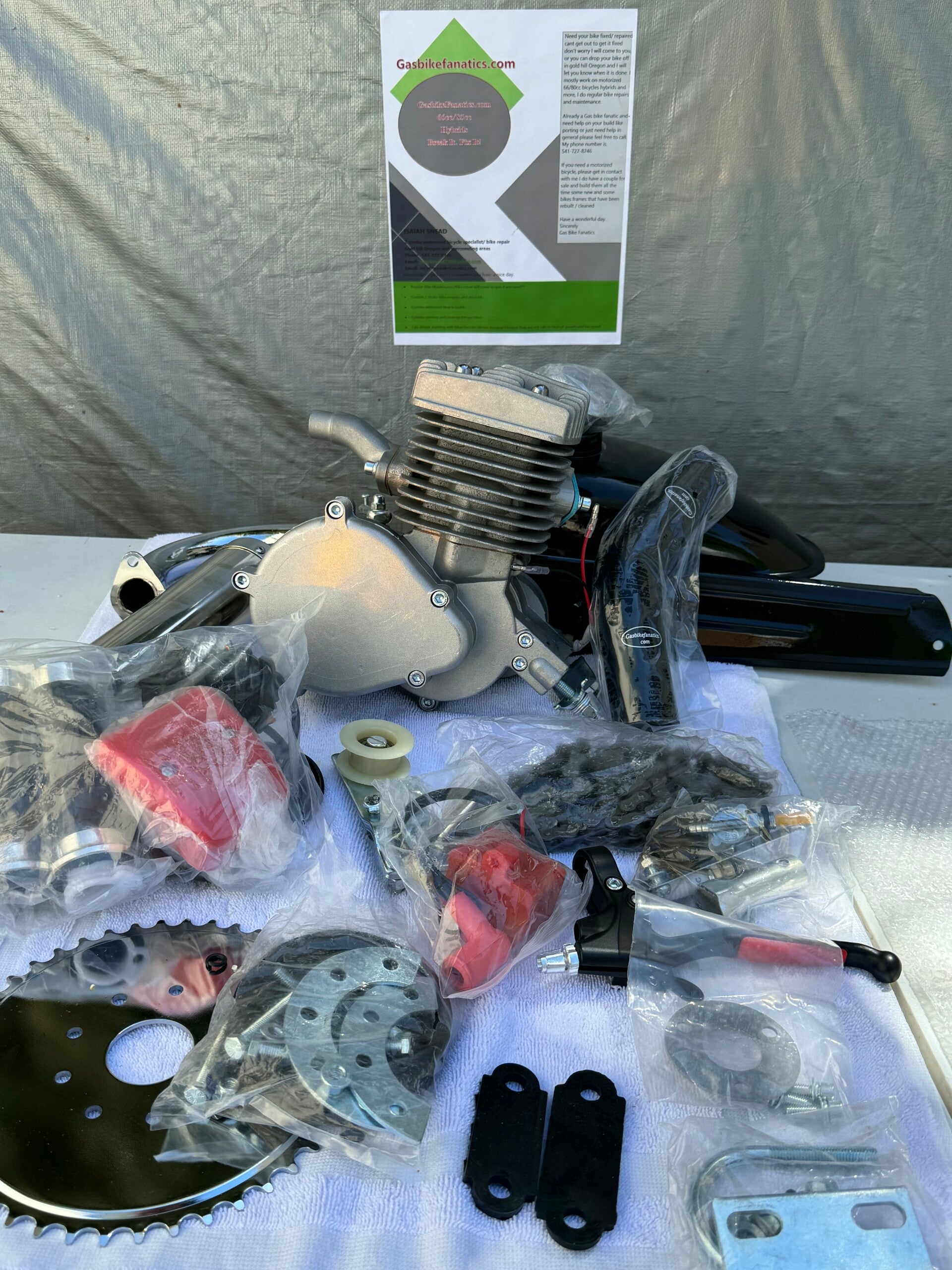 stock motorized bicycle engine kits/ engines | Gas Bike Fanatics