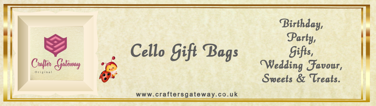 CELLO GIFT BAGS / CELLO BAGS / PRODUCTS | Crafters Gateway