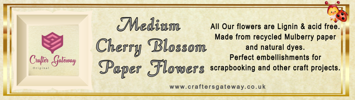 MEDIUM CHERRY BLOSSOM / CHERRY BLOSSOM / MULBERRY PAPER FLOWERS / PRODUCTS | Crafters Gateway