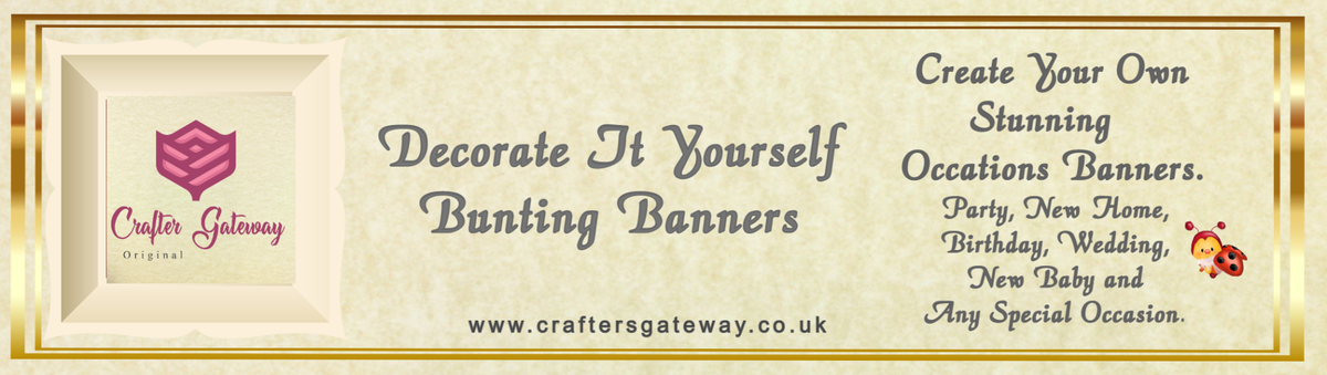 BUNTING BANNERS DIY / PRODUCTS | Crafters Gateway