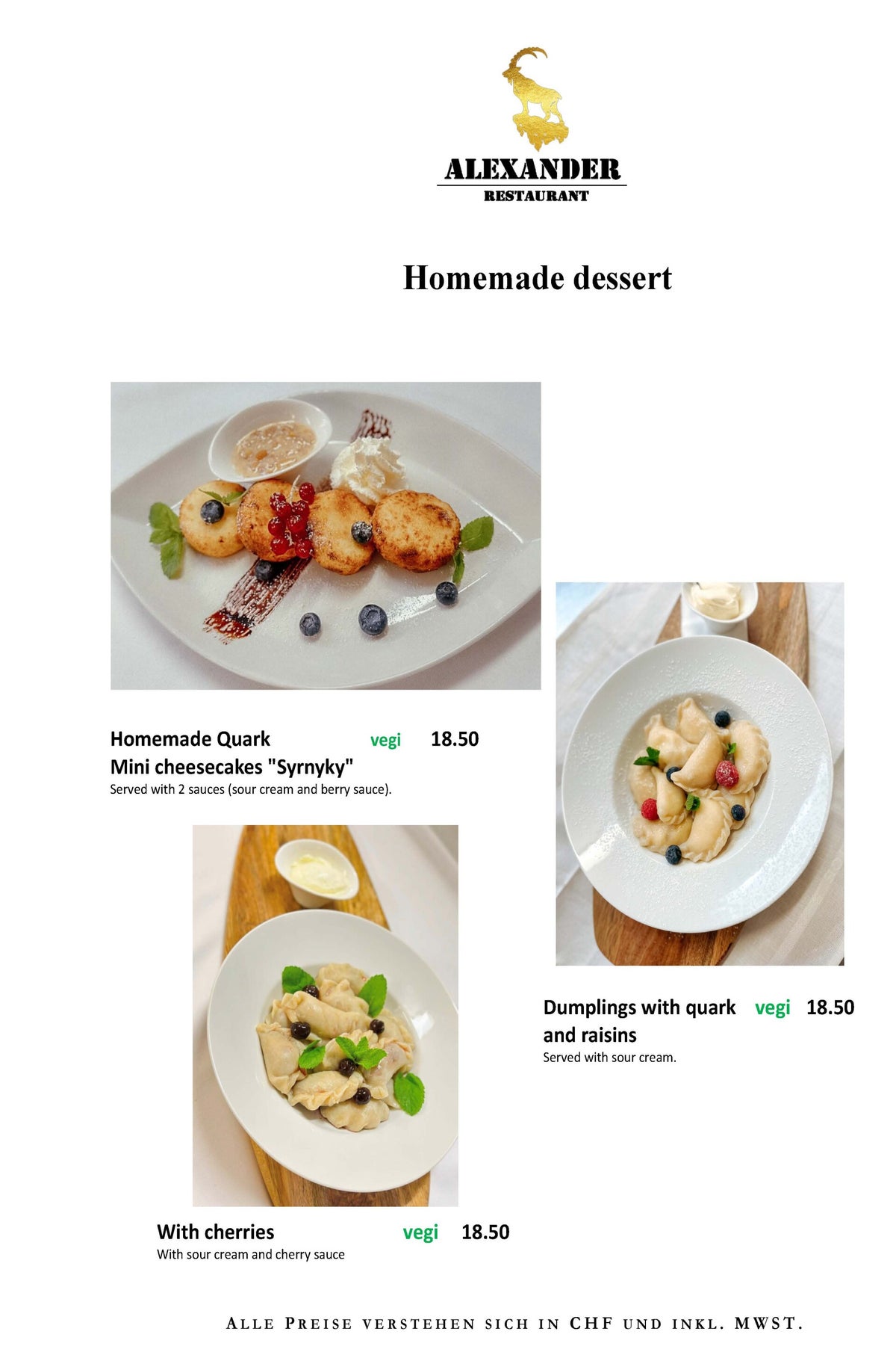 Speisekarte | restaurant-alexander-bs.ch