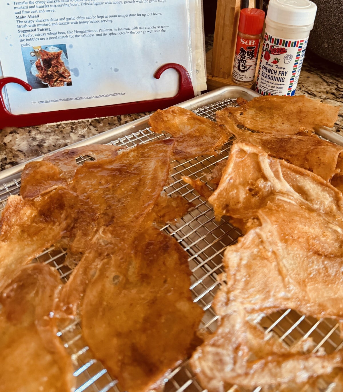Crispy Chicken Skins / Tennis Snacks / Recipes | Cooking with Aloha ...
