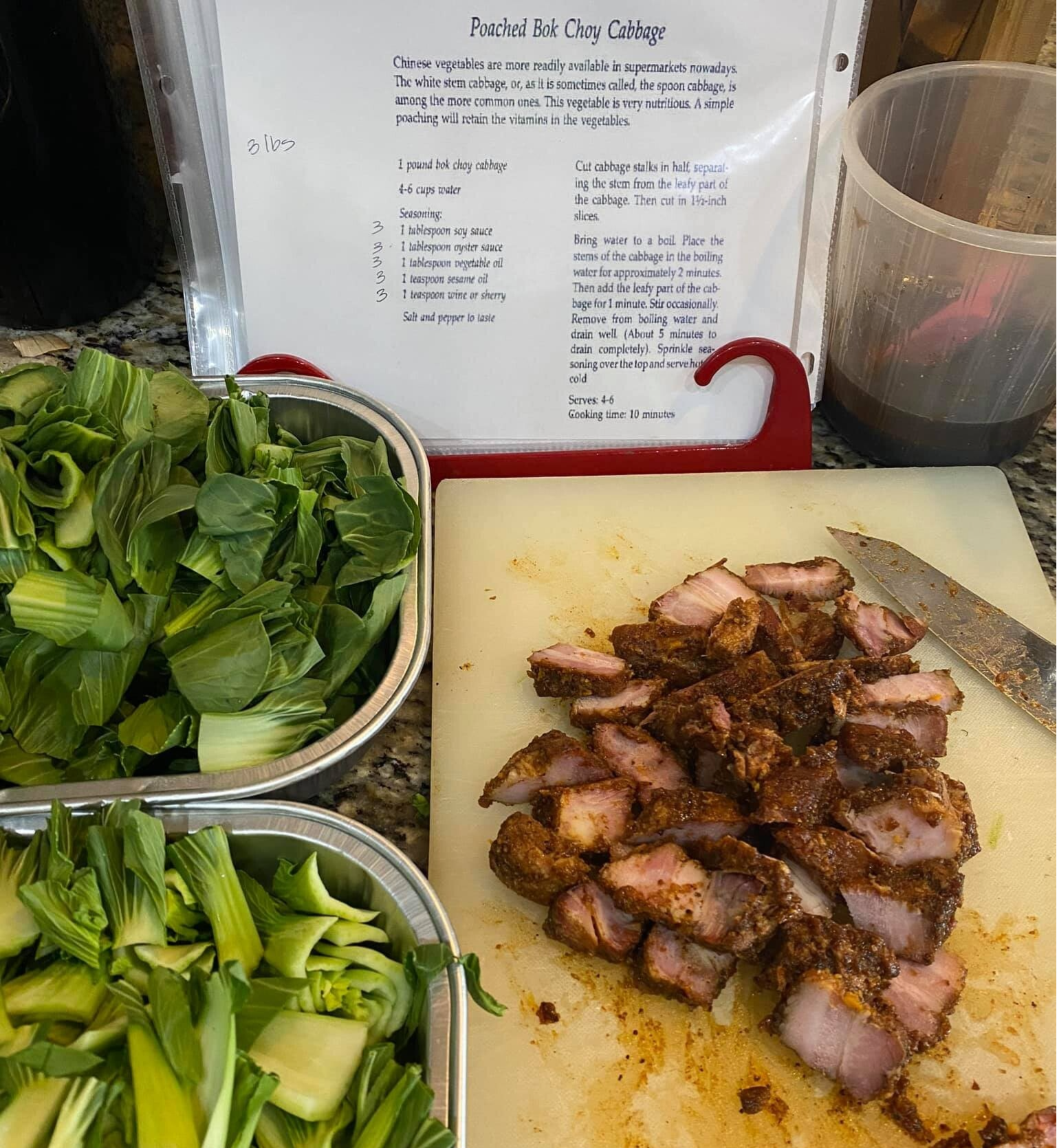 Poached Bok Choy (with Pork Belly) / Pork / Recipes | Cooking with ...