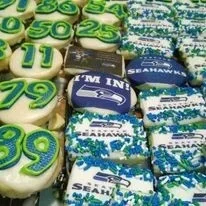 Seahawks Football snacks / Celebrating Friends with Sugar / Tallow ...