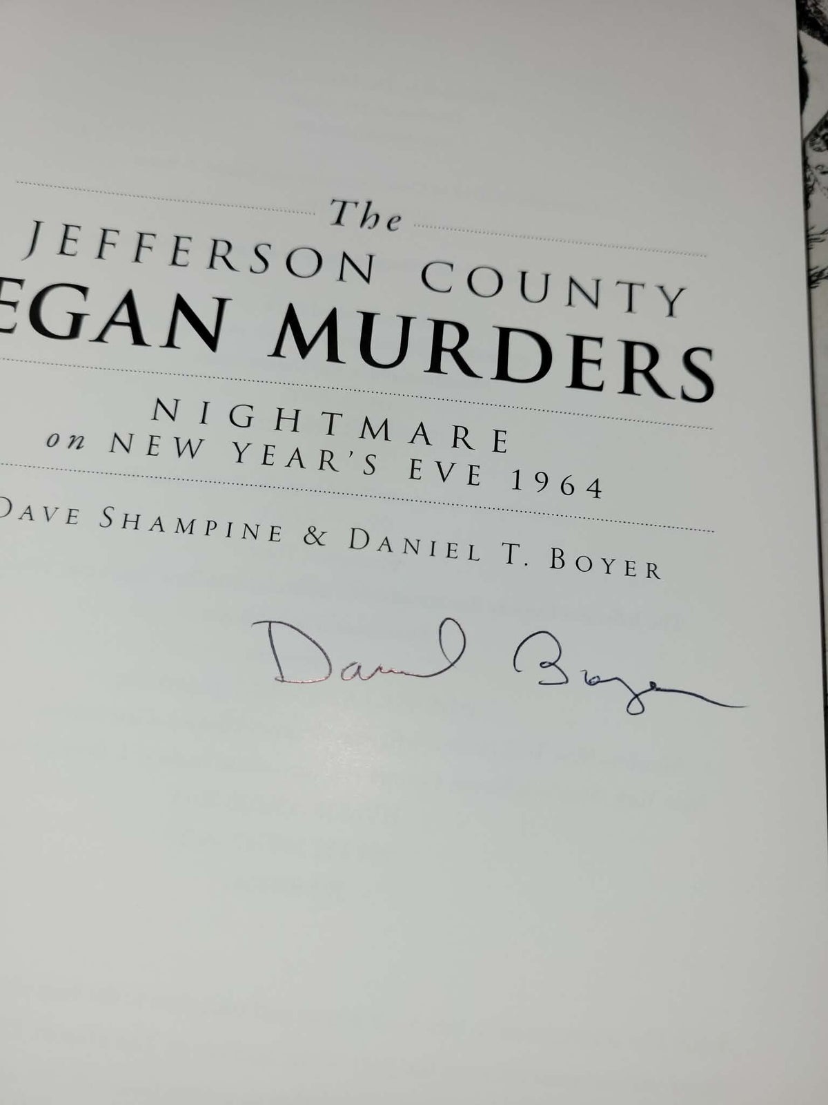 Egan Murders by Dan Boyer and David Shampine | Bearly Hyde N' Cabin ...
