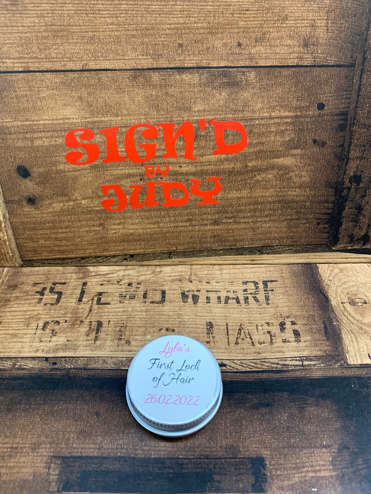 Tooth Fairy and First Lock of Hair Tins / Gallery | Sign'd by Judy