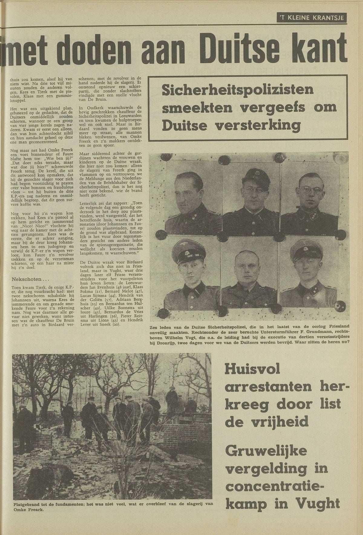 Sijtsma, Lucas / Het Friese Verzet WO2 / Historie-Friesland. | Spanvis.com