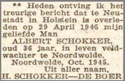 Schokker, Albert / Het Friese Verzet WO2 / Historie-Friesland ...