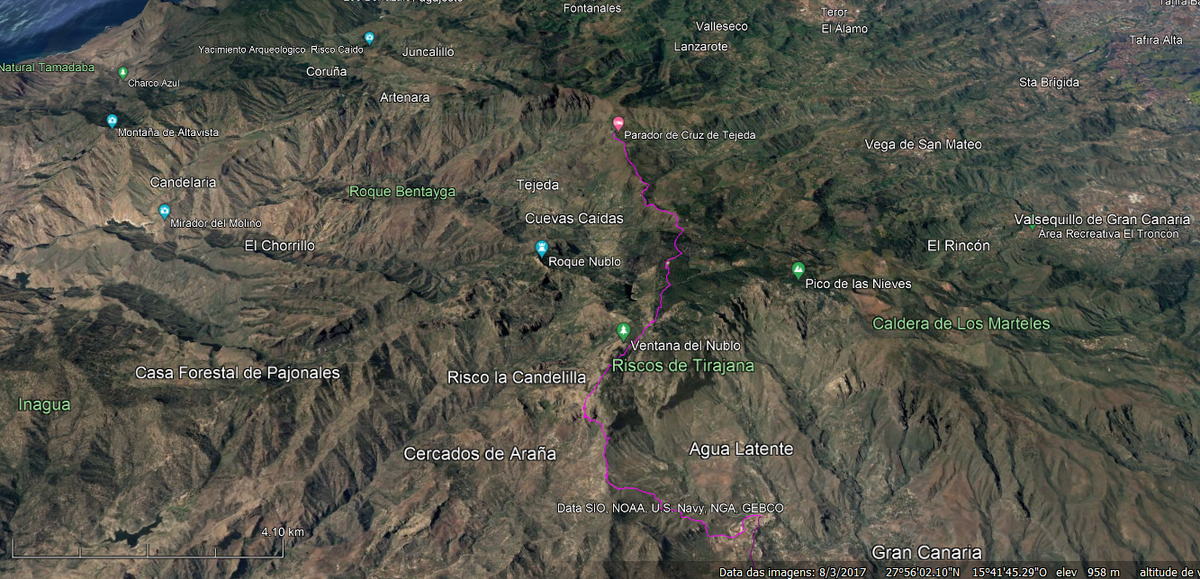 Etapa 2 - Tunte - Cruz de Tejeda / Ruta Jacobea Insular / Caminhos de ...