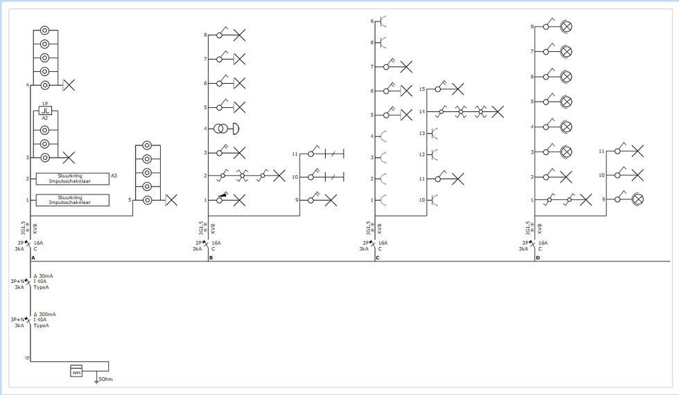 Eendraadschema - situatieschema / Diensten | Sjconsulting