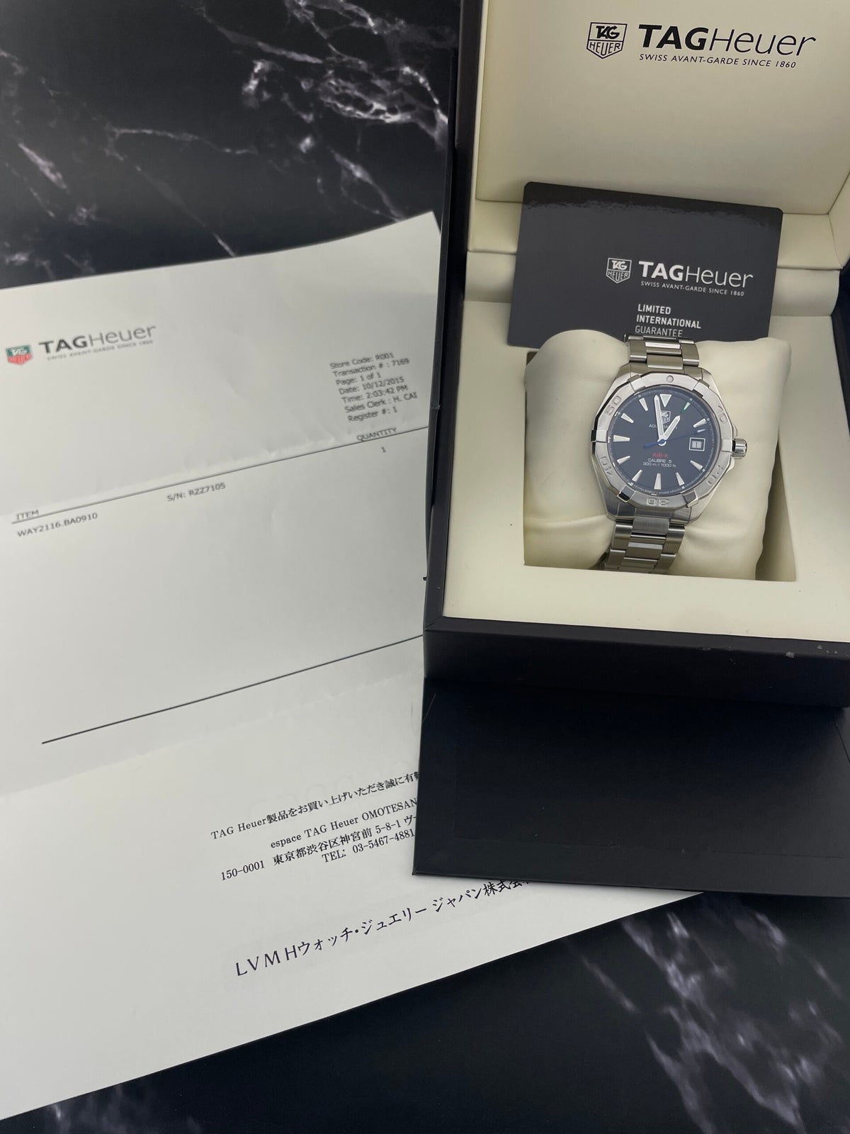 Tag Heuer Aquaracer AIR-K Japan limited edition | YCM Watch