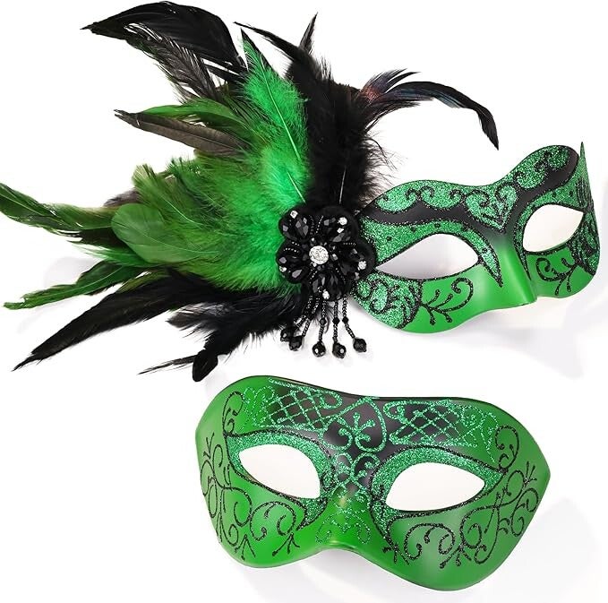 Couples Mardi Gras Masks: Add Romance and Style to the Festivities ...