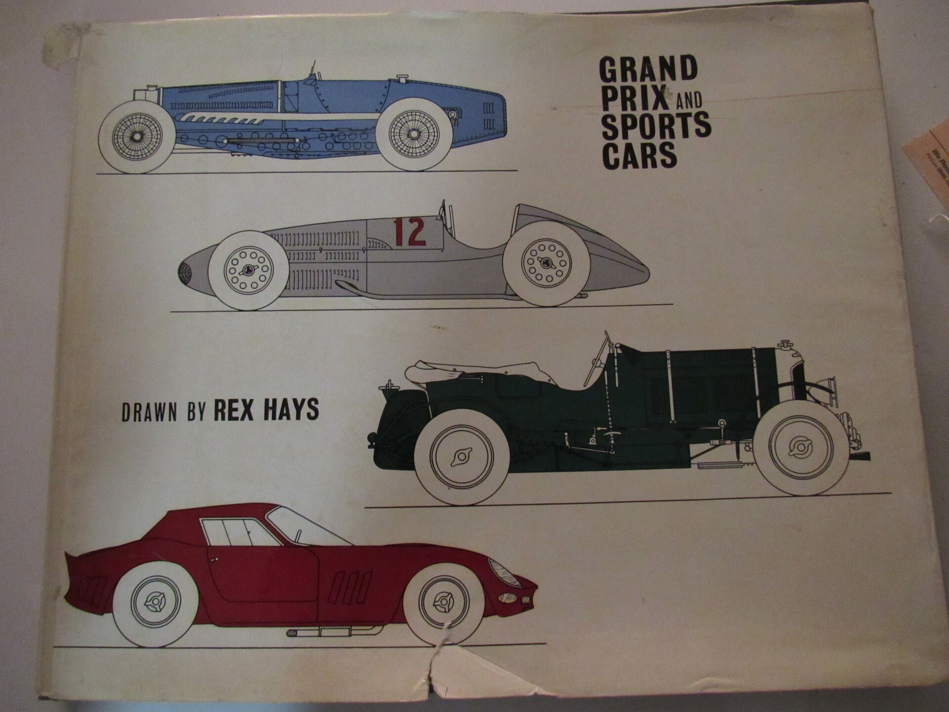 Grand Prix and Sports Cars drawn by Rex Hays | Castle Books and Tea