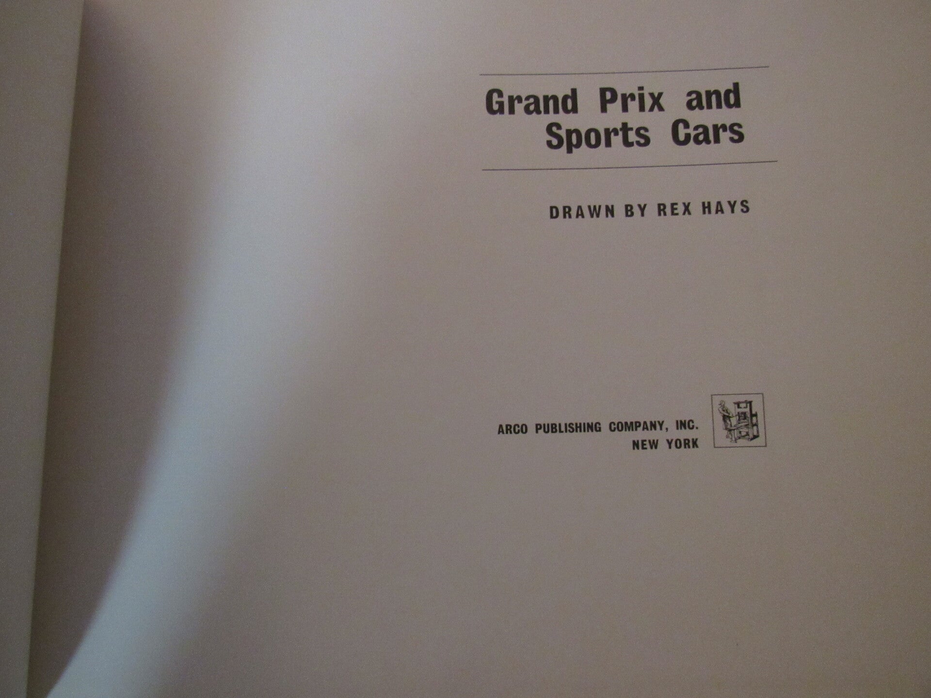 Grand Prix and Sports Cars drawn by Rex Hays | Castle Books and Tea