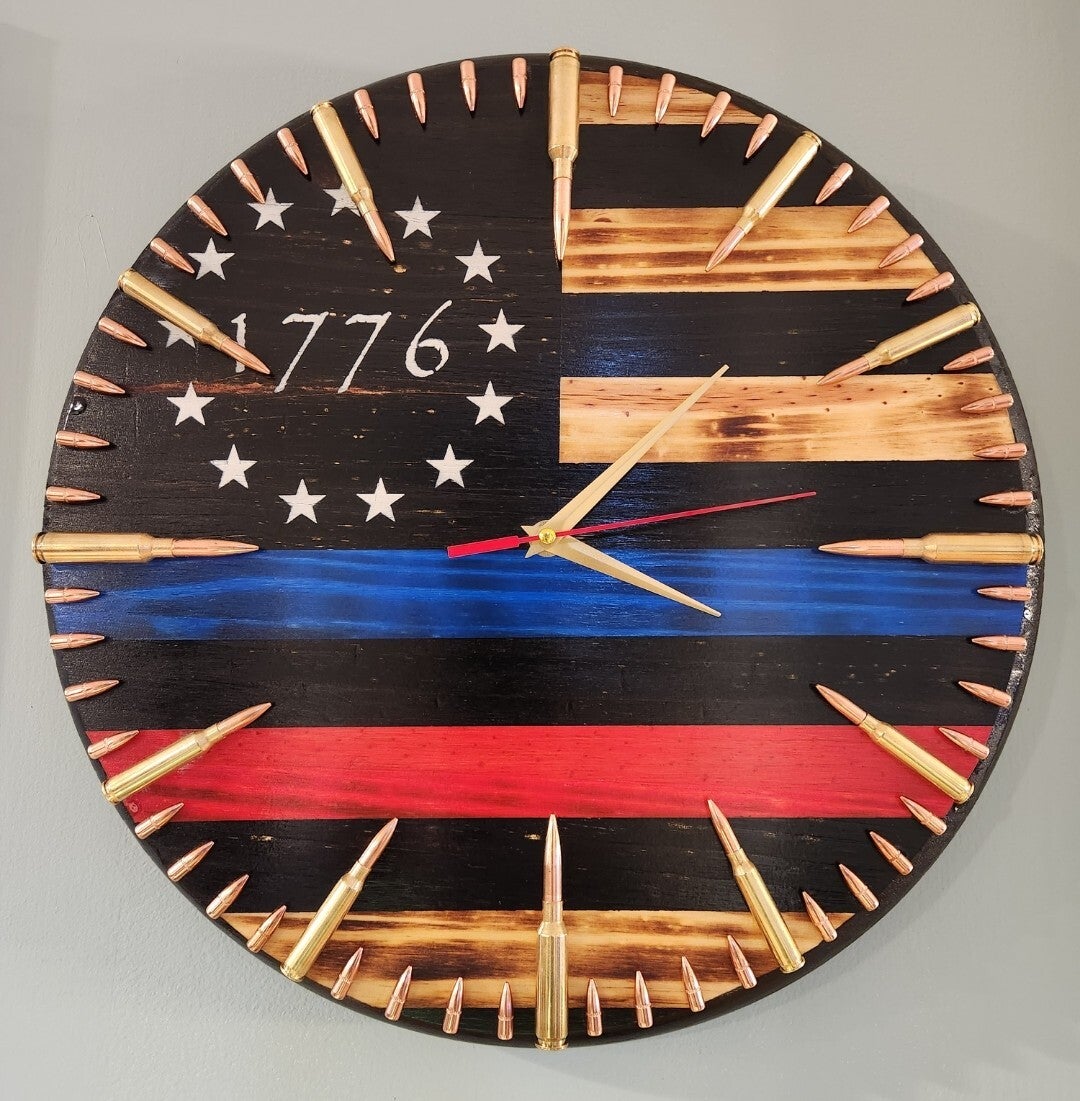 POLICE/FIRE COMBAT CLOCK *HAND ENGRAVED | THE COMBAT CLOCK