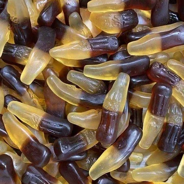 DAMEL : Bouteille cola lisse - Halal - Sans gluten - 100g | LOVECANDY