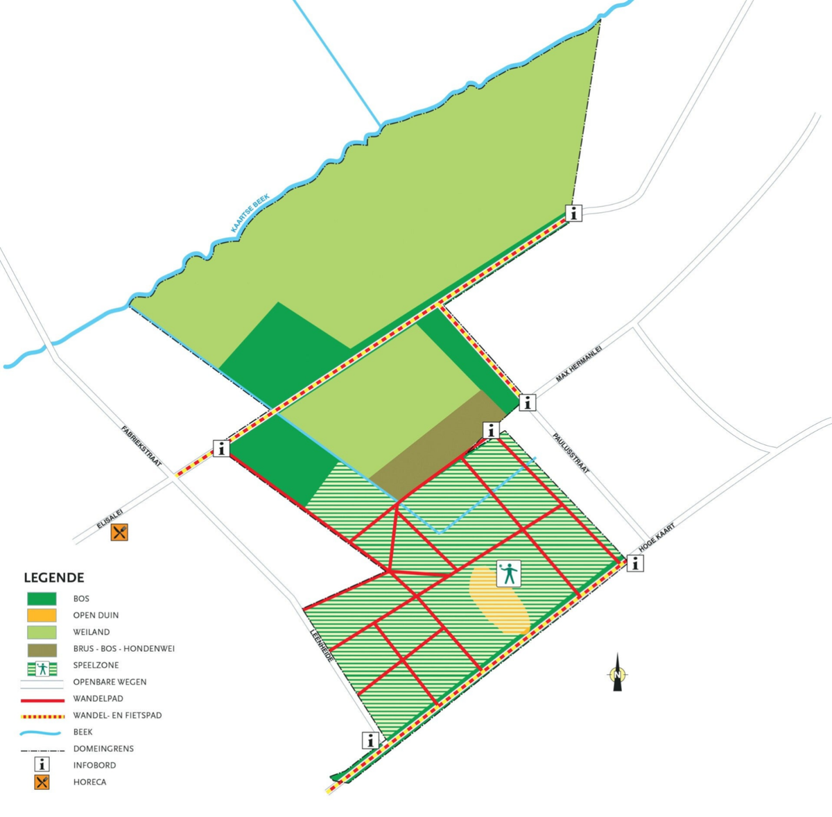 Gratis digitale plannen bossen en parken Brasschaat