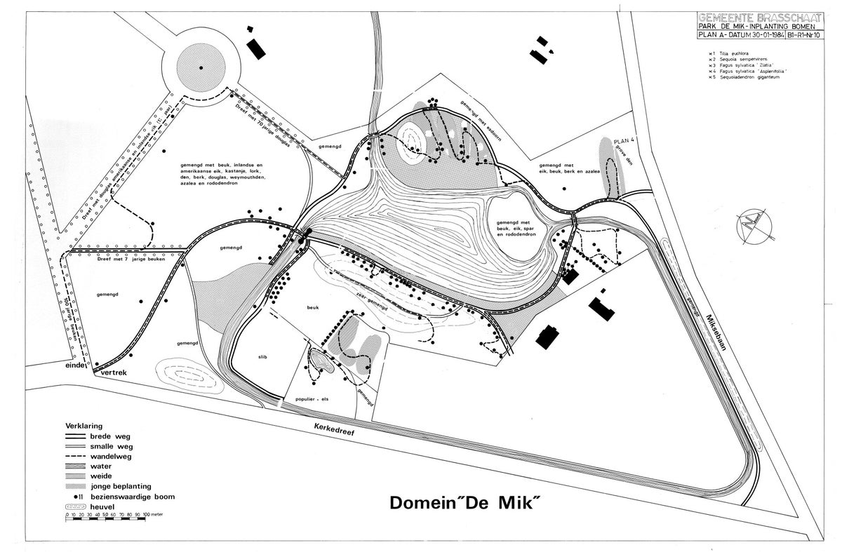 Gratis digitale plannen bossen en parken Brasschaat