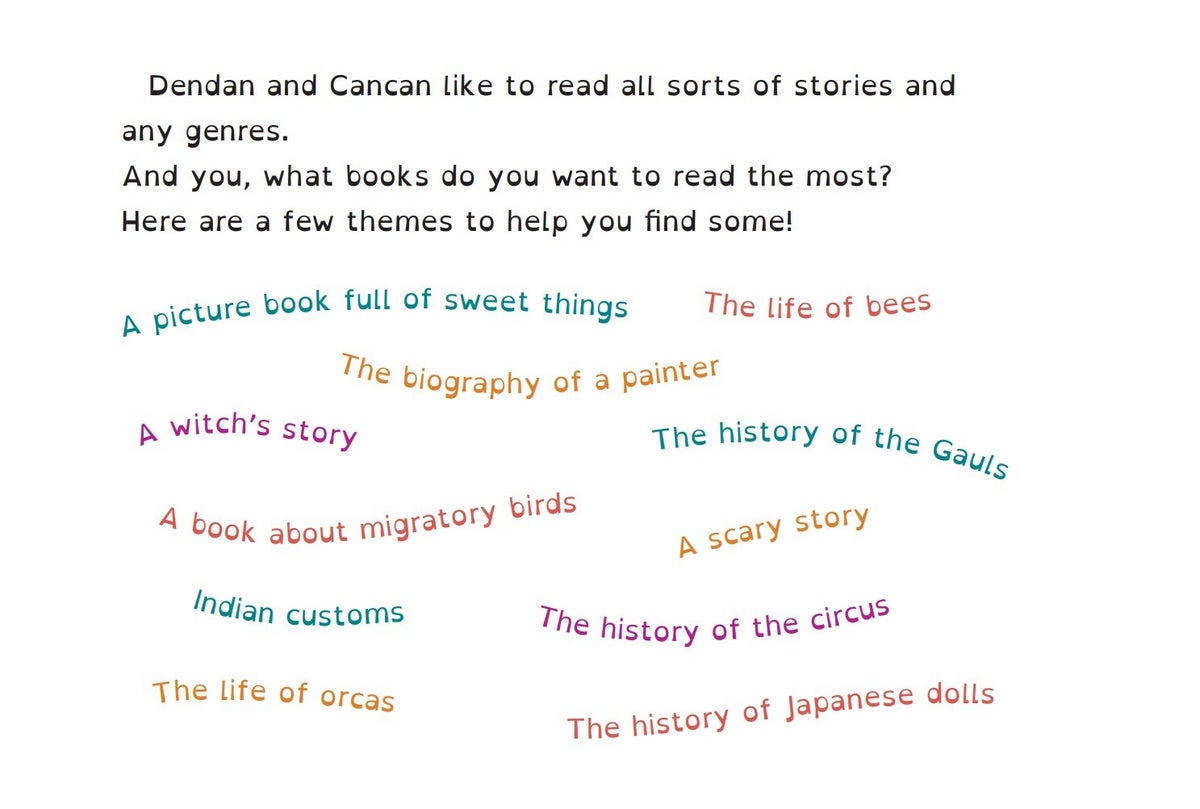 Boutique "Dendan, the Black and White Rabbit Who READ All the Time ...