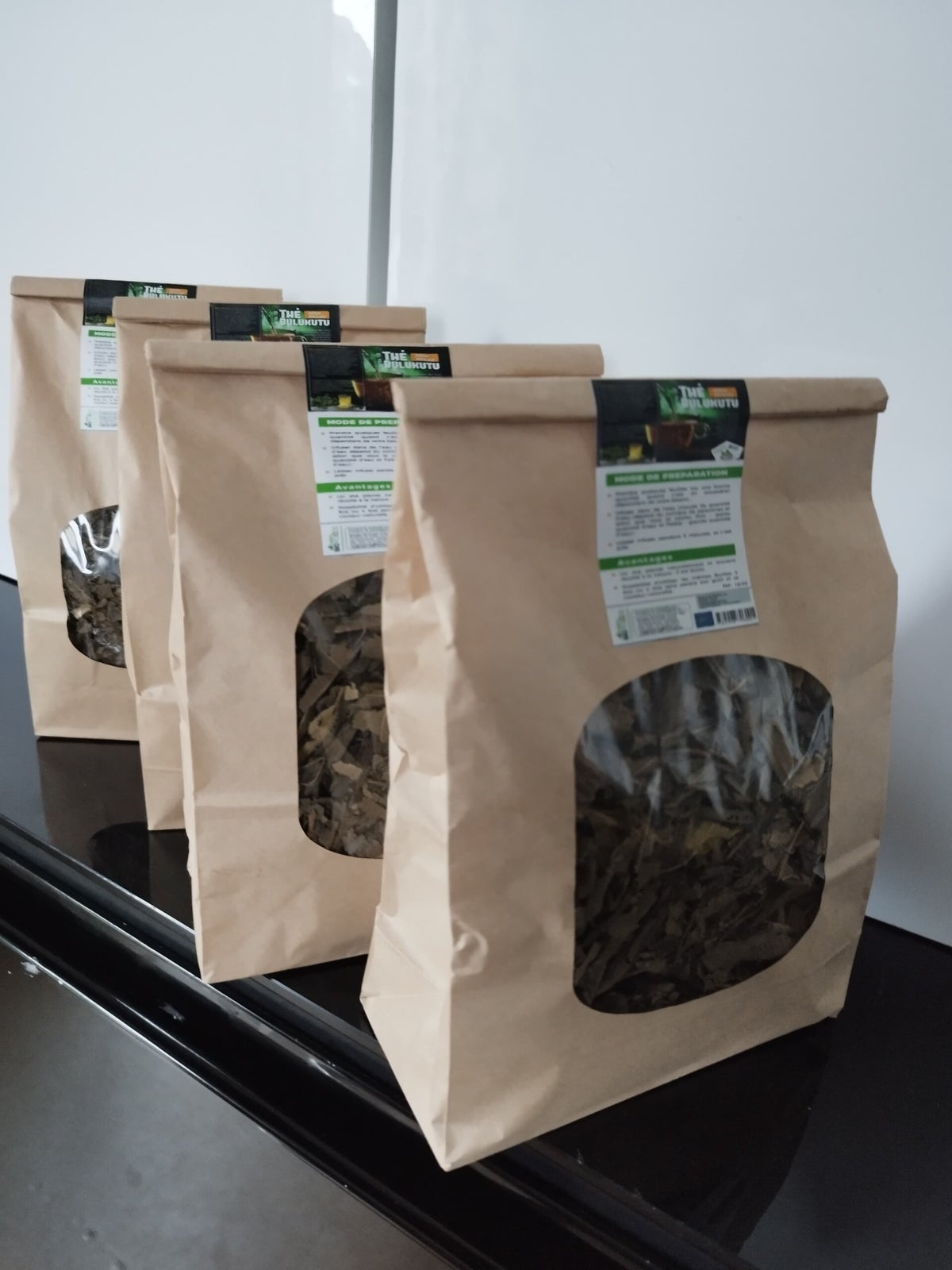 Lot de 4 sachet de 150 gr - Thé bulukutu - thé écologique - thé Bio ...