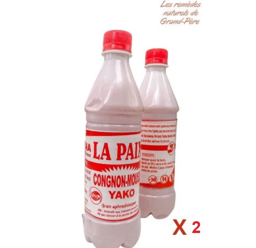 Lot de 2 CONGNONS MOUSSO ( New Design) / La paix cognon mousso/