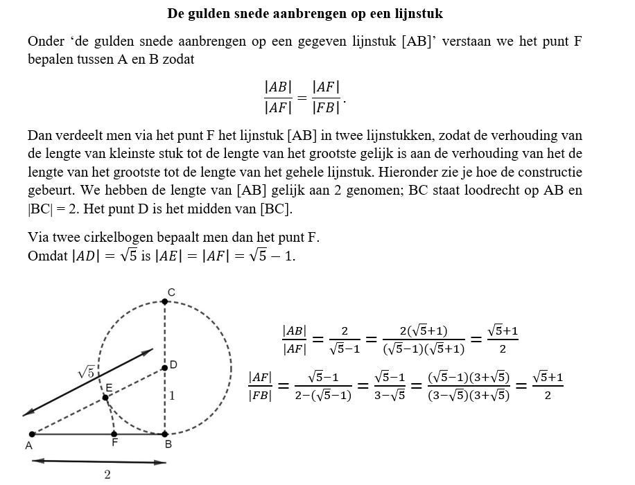 Gulden snede, gulden rechthoek en gulden balk | PIPHI