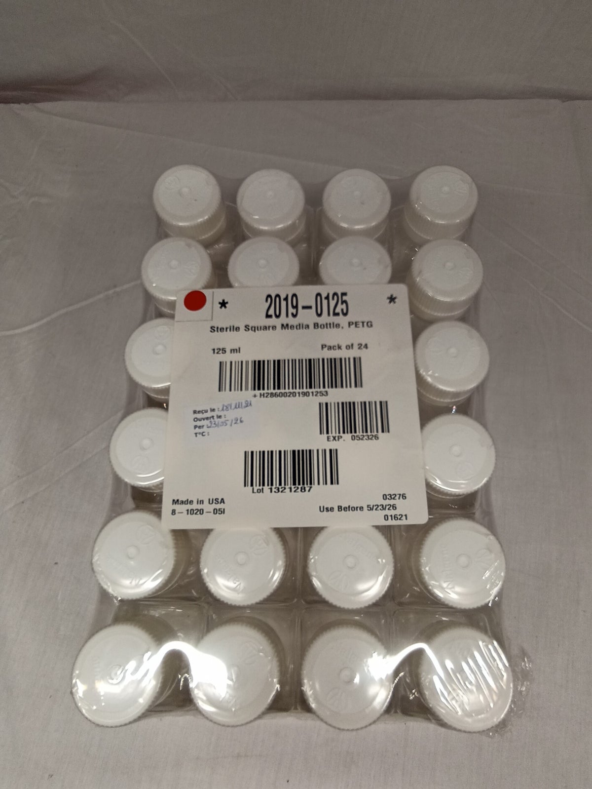 24 Flacons en PETG 125 ml Nalgene | Sollitec