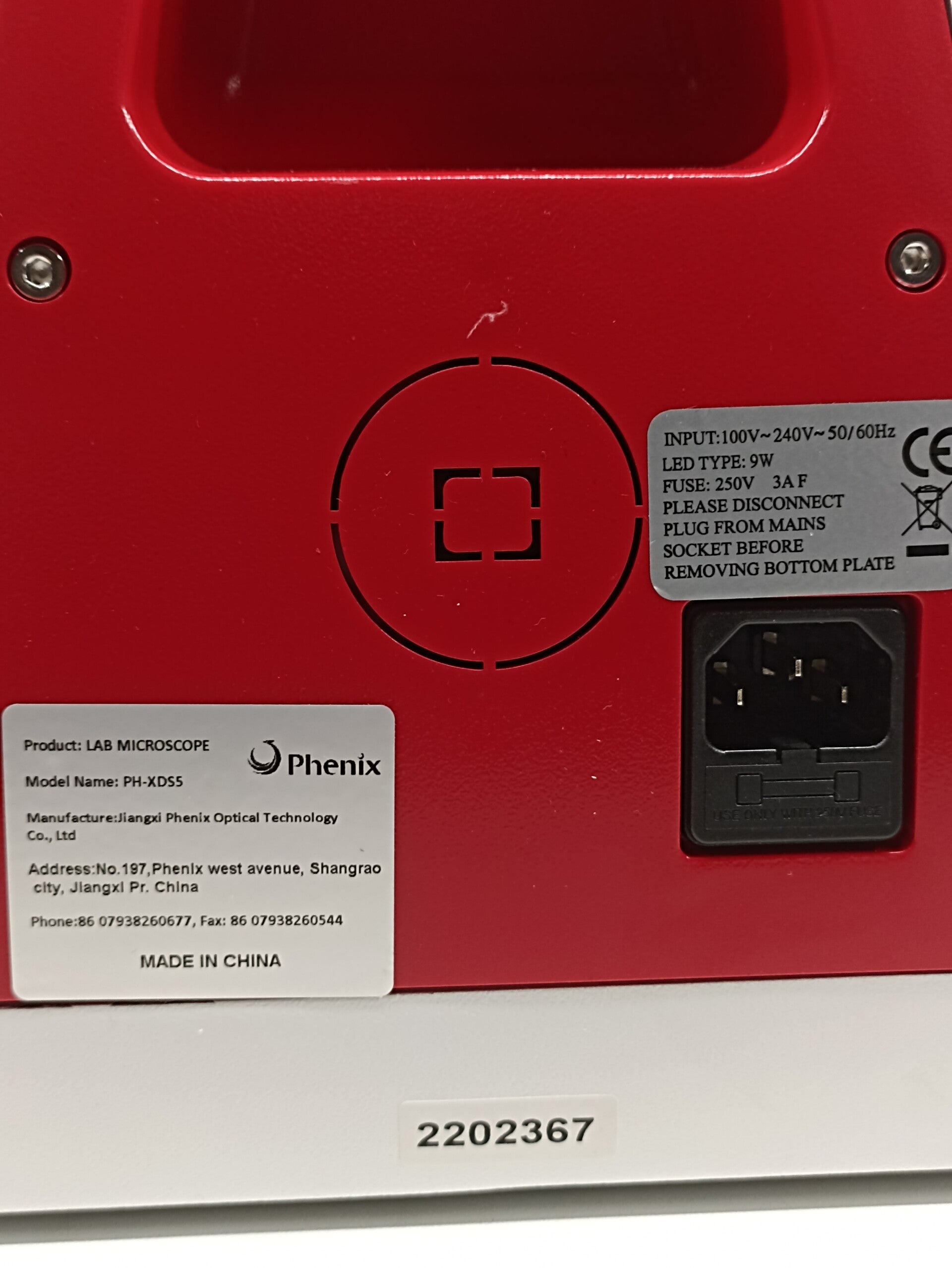 Microscopes inversé phénix PH-XDS5 champ sombre de Phenix Microscope ...