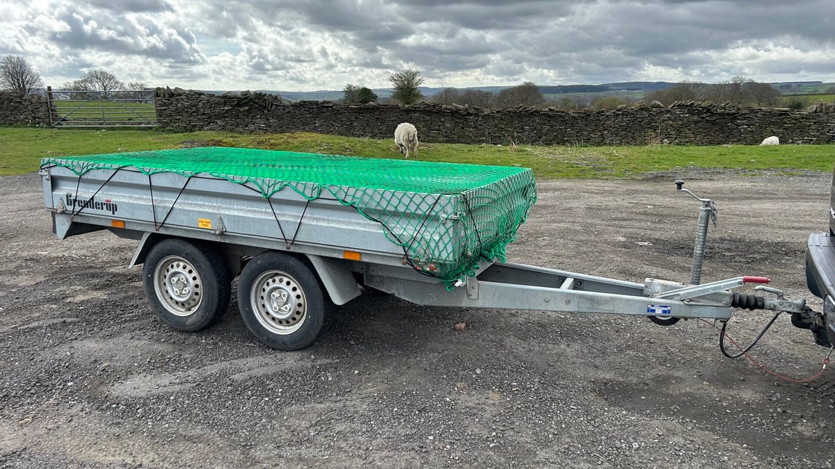 Man with trailer