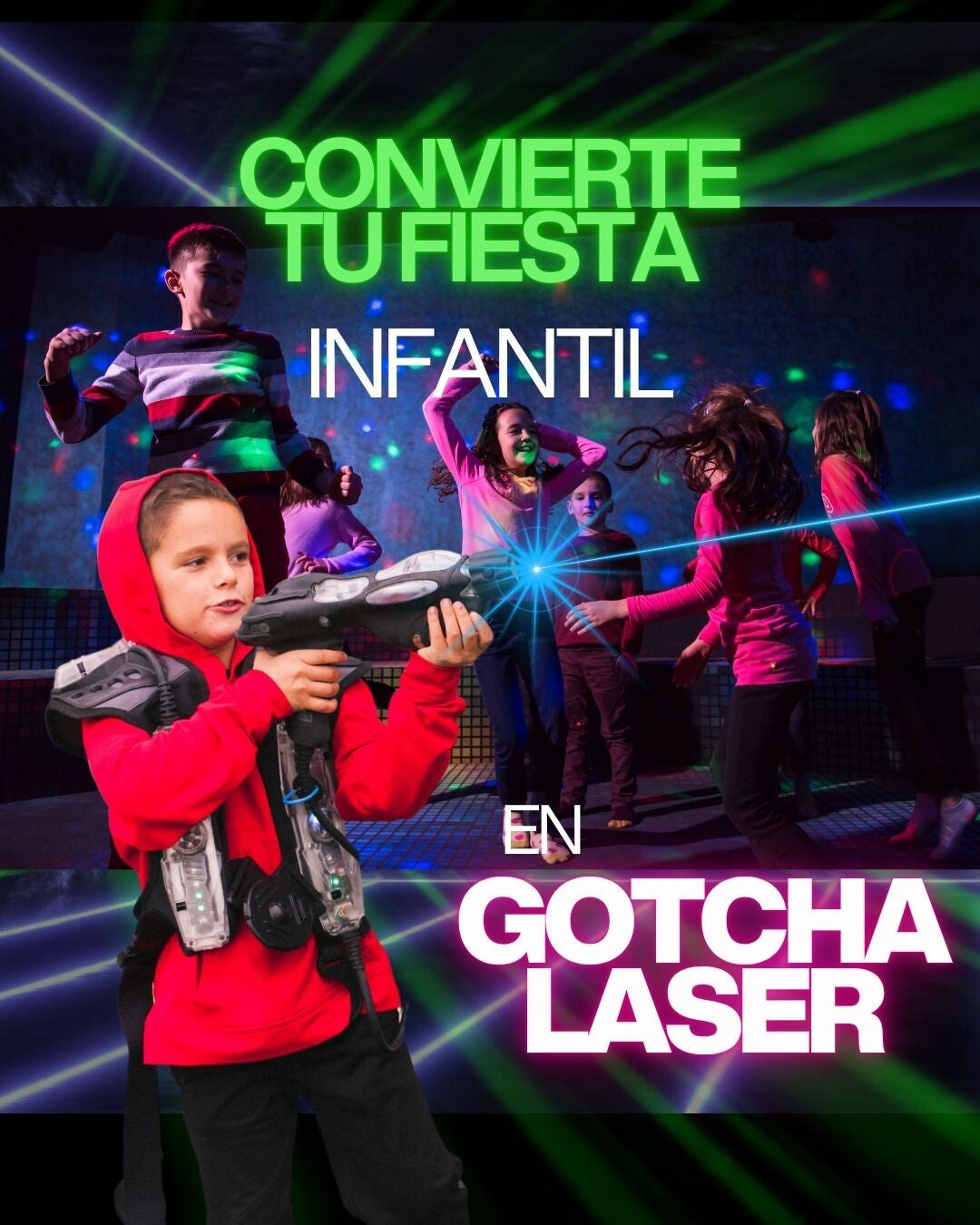 Mr. Laser Tag Guadalajara / Gotcha Niños / Eventos Infantiles ...