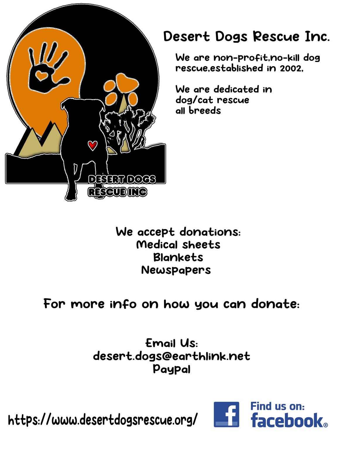 Desert Dogs Rescue, Inc