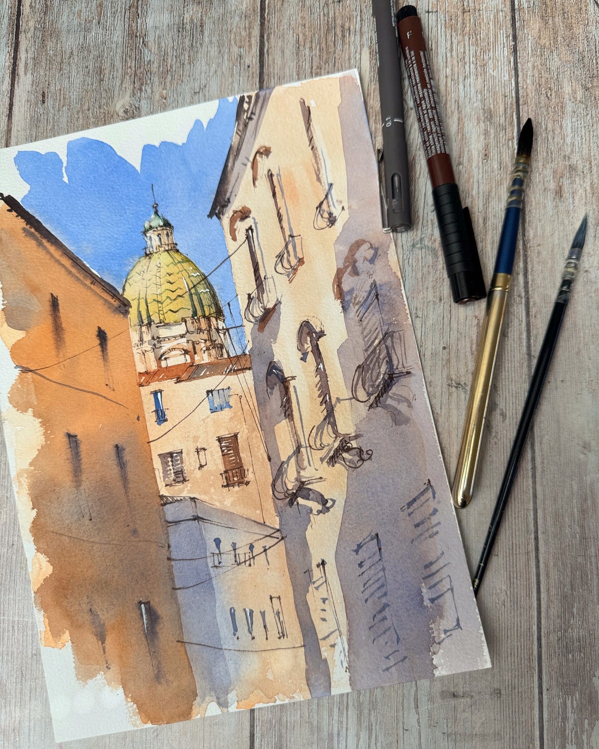 Cours croquis d’architecture #croquisarchi2025 | Evgenia Arts