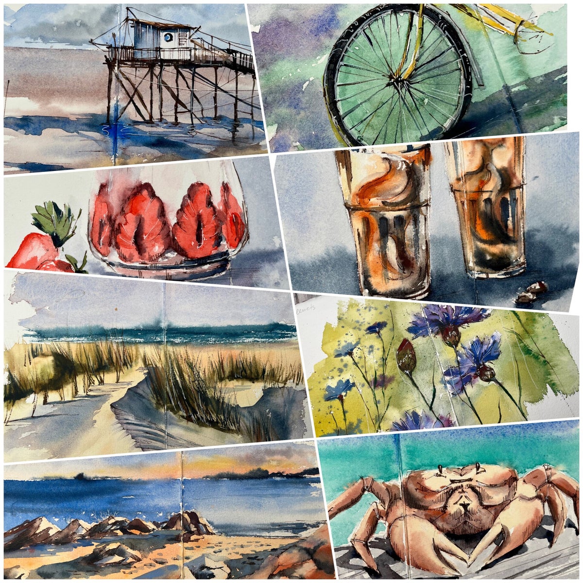 Cours Croquis d'été 2 | Evgenia Arts