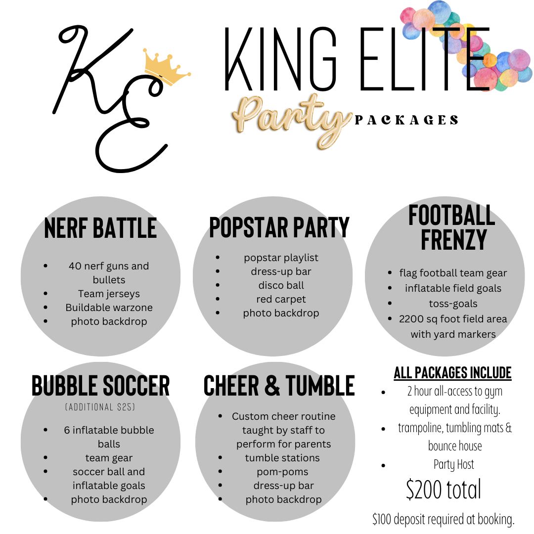 Birthday Parties | King Elite Cheer