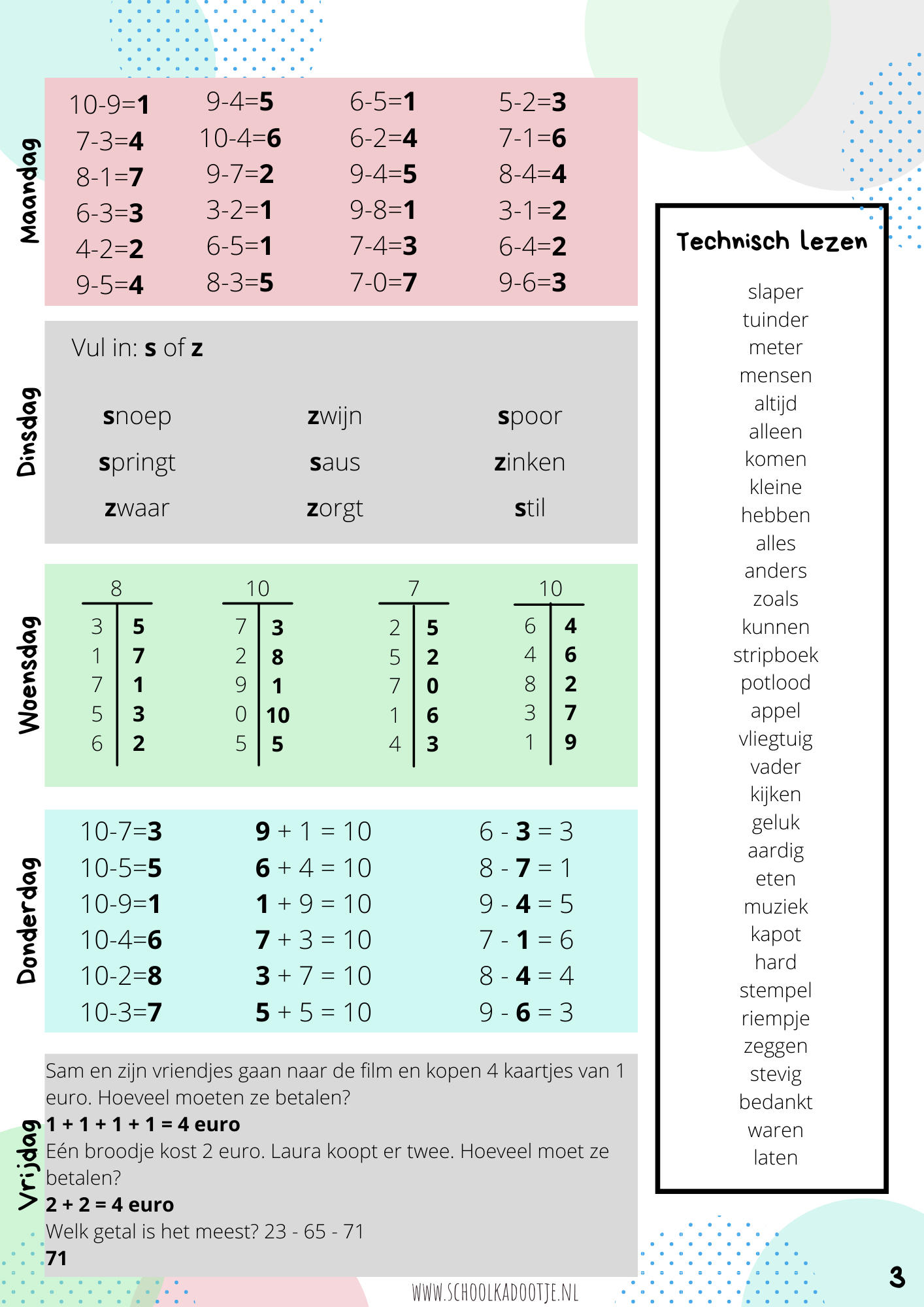 Automatiseren | schoolkadootje