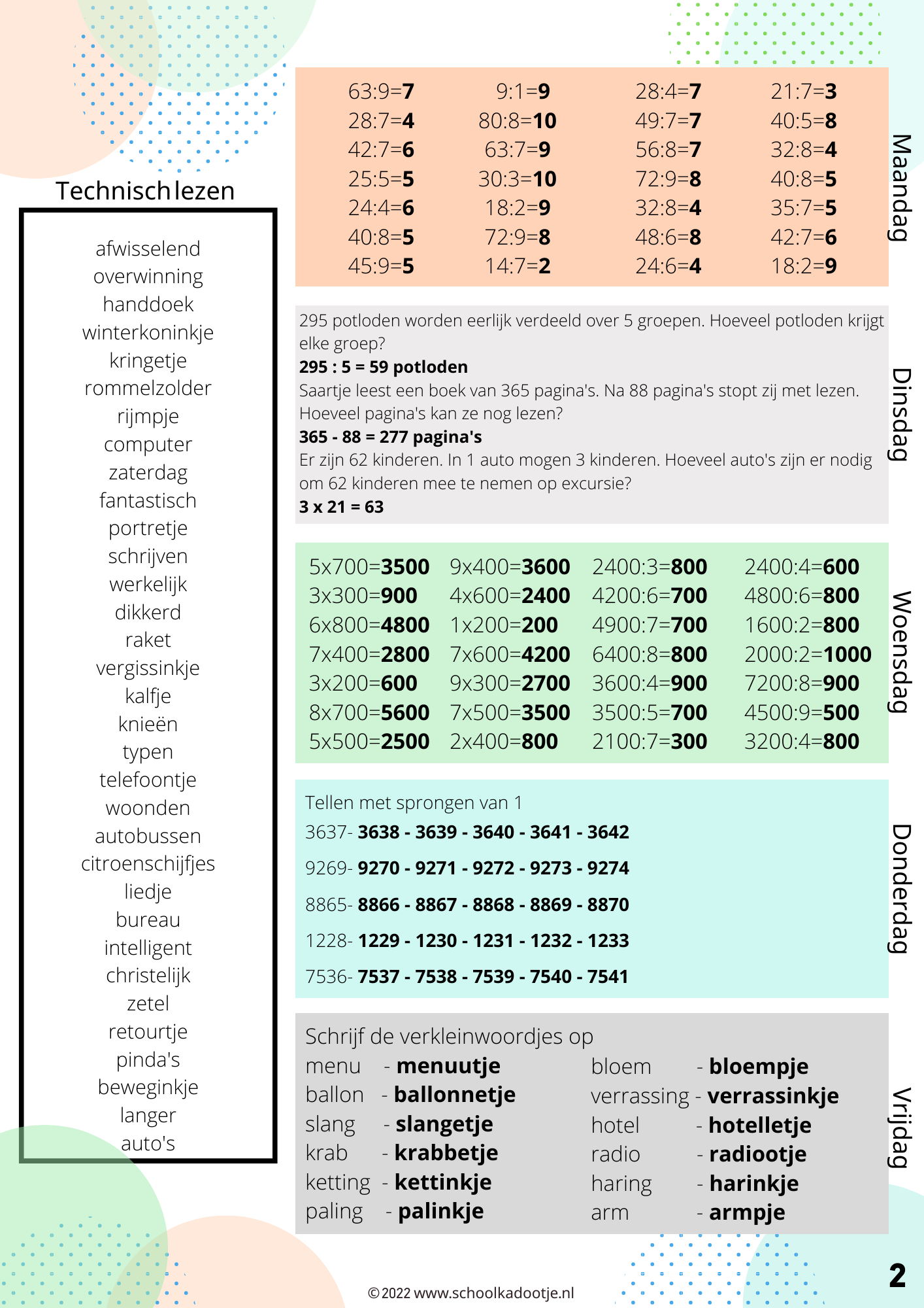 Automatiseren | schoolkadootje