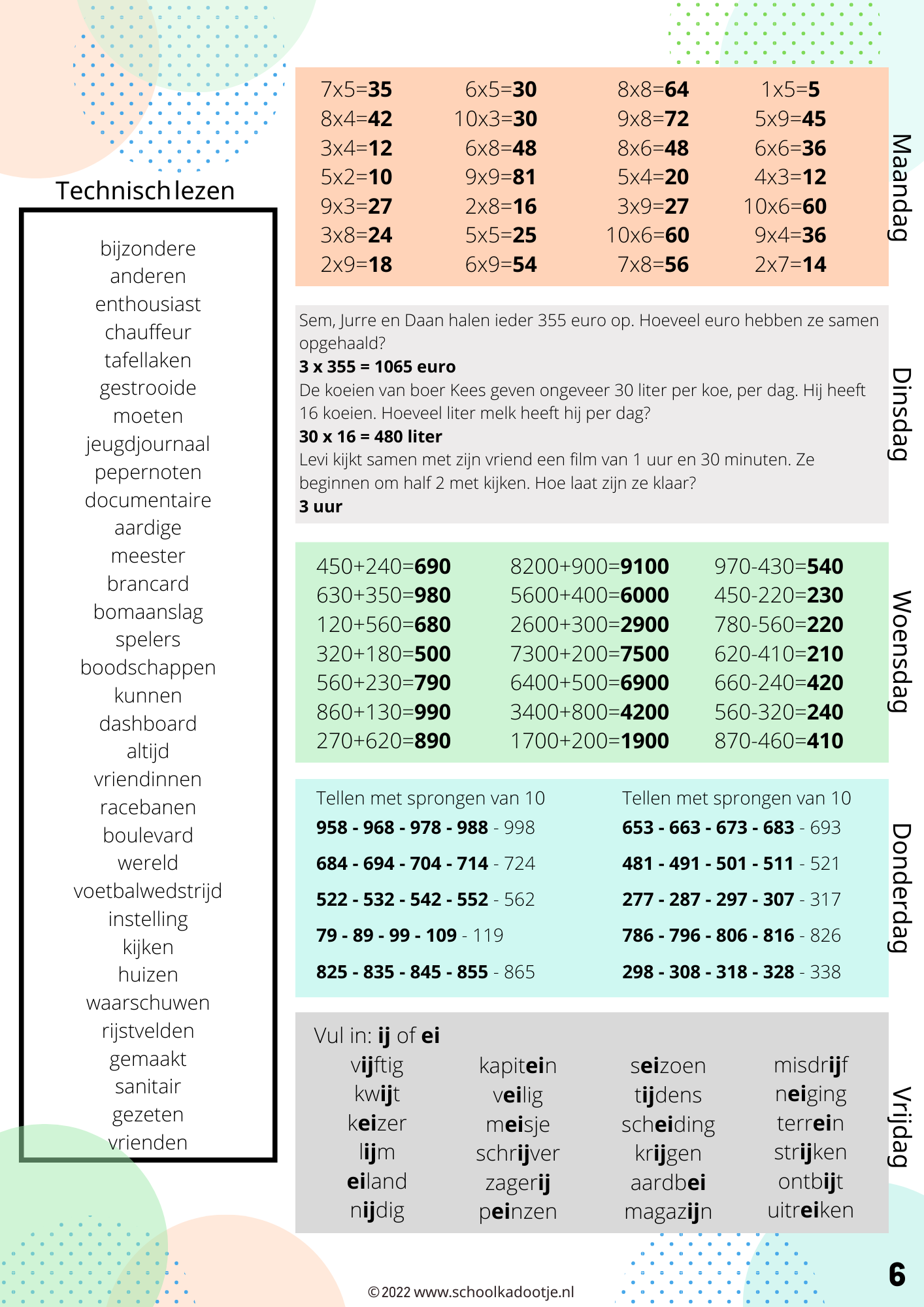 Automatiseren | schoolkadootje