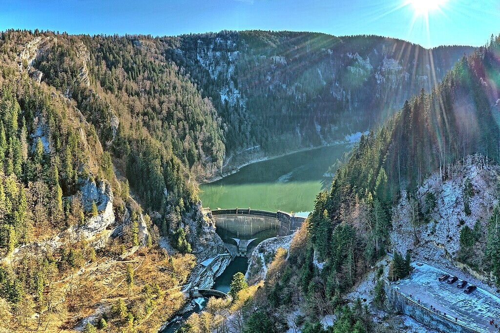 Le barrage Châtelot | Suisseactivites.ch