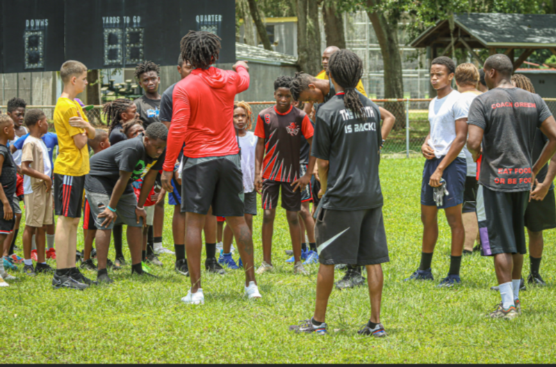 Former NFL player Carl Nesmith youth football summer camp | North ...