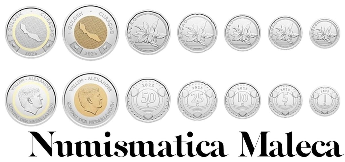 Curacao Set 7 monedas 2025 Unc | Numismatica maleca
