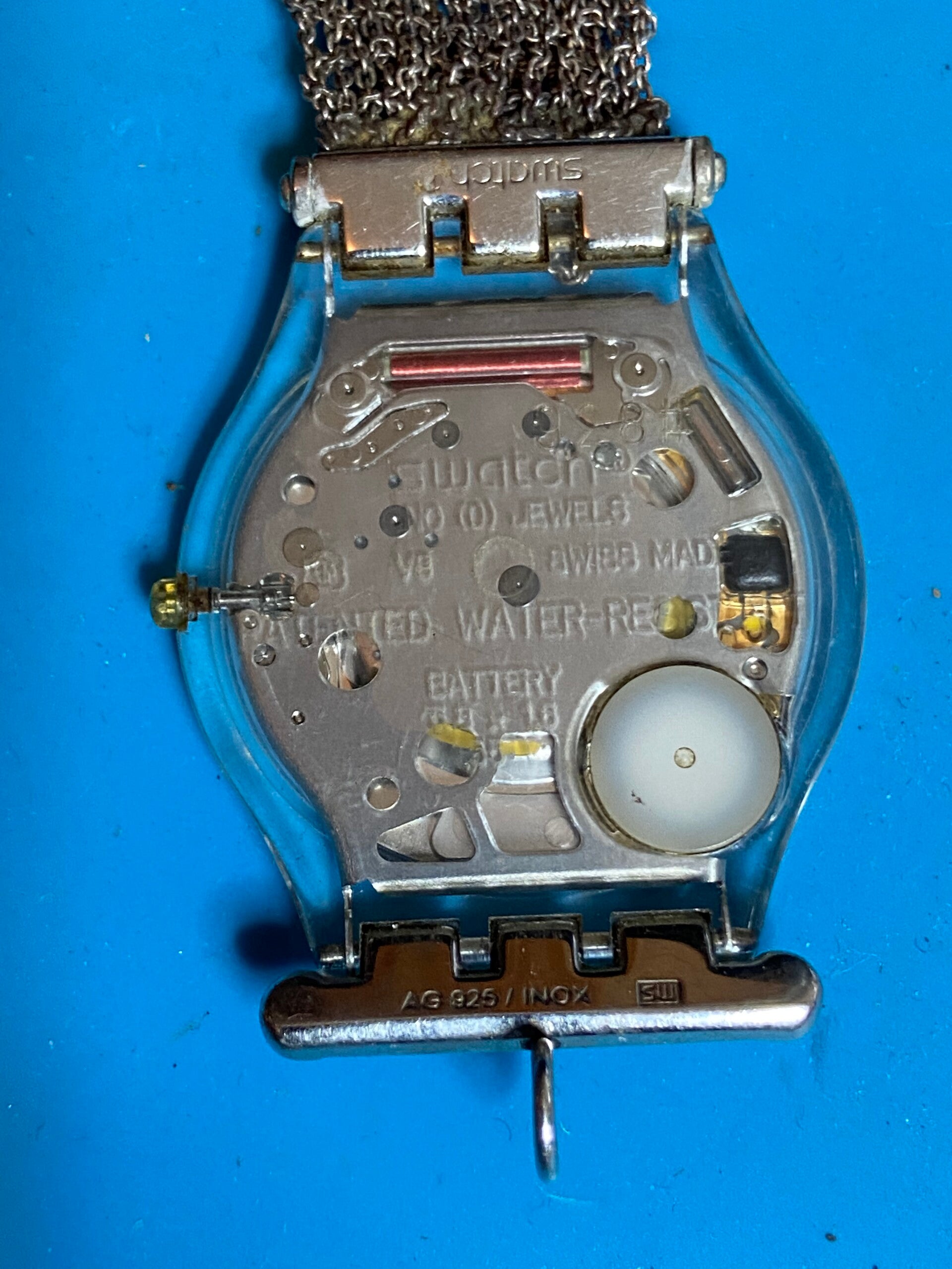 Swatch AG 2003 silver dial | Tijd voor een ander