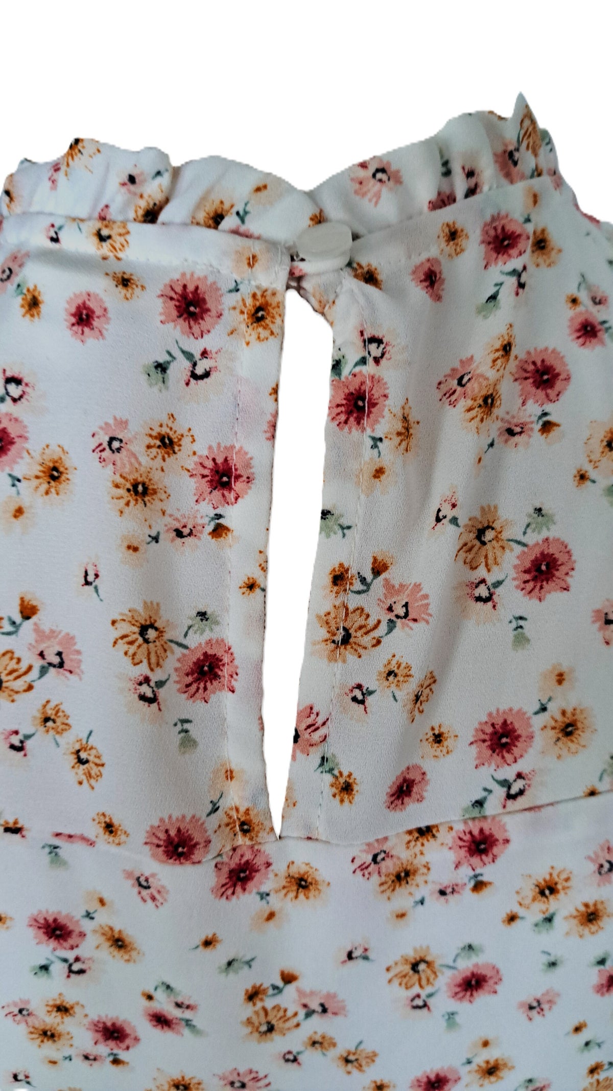 MONTEAU Floral ruff collar top - Medium | Beauty Clothing 4 Less & More