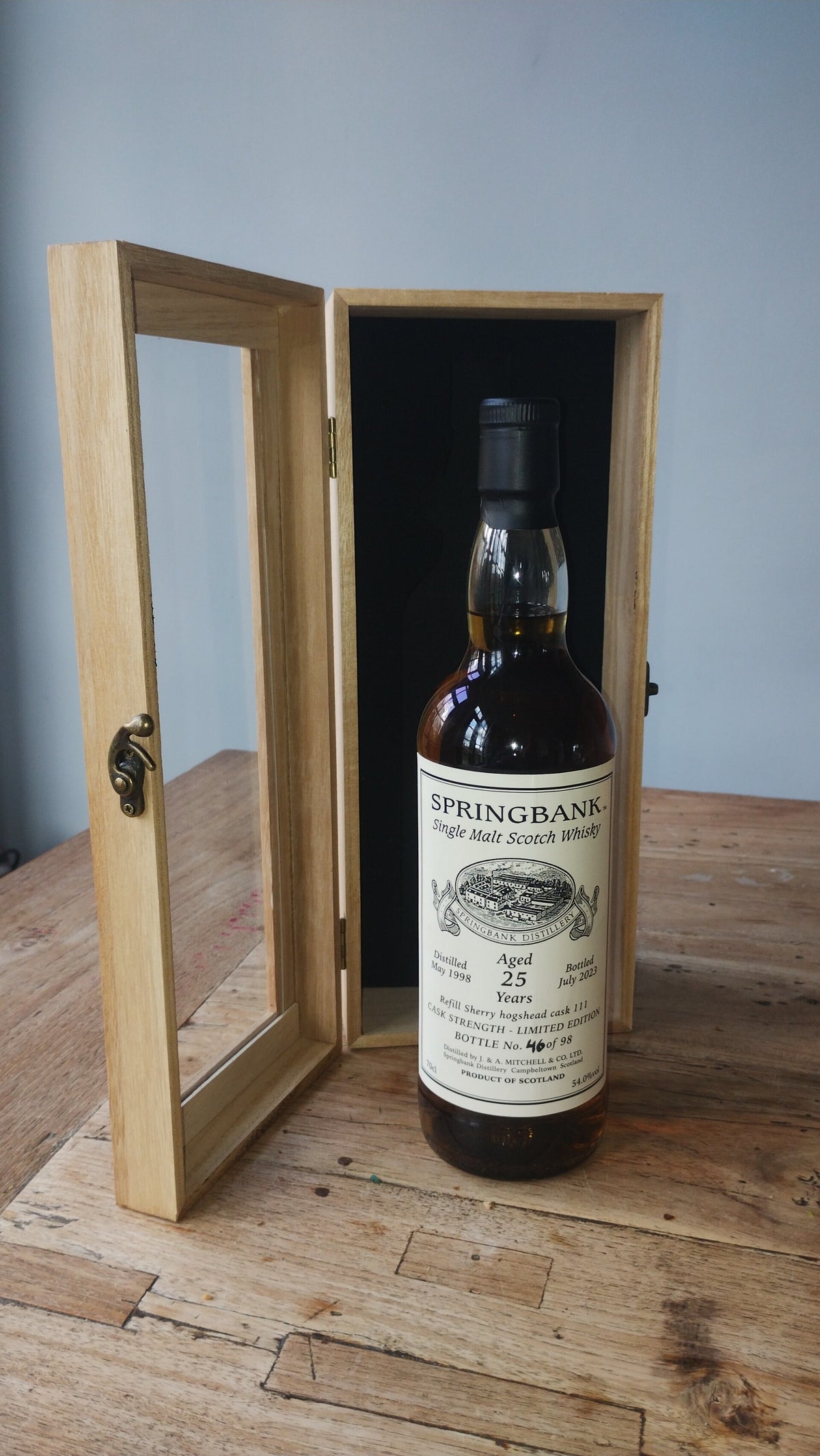 Springbank - Single Malt - Aged 25 yrs - Cask strength 54% - Limited ...