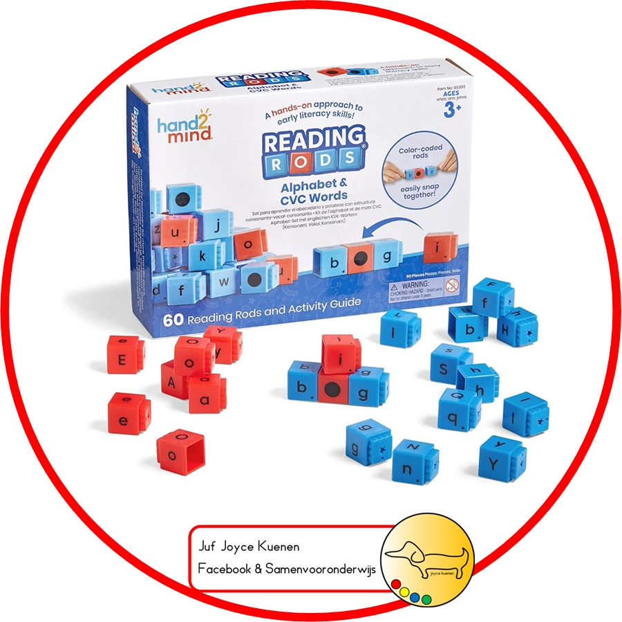 Reading Rods / Letters en woorden / Thema's groep 1/2 | Juf Joyce Kuenen