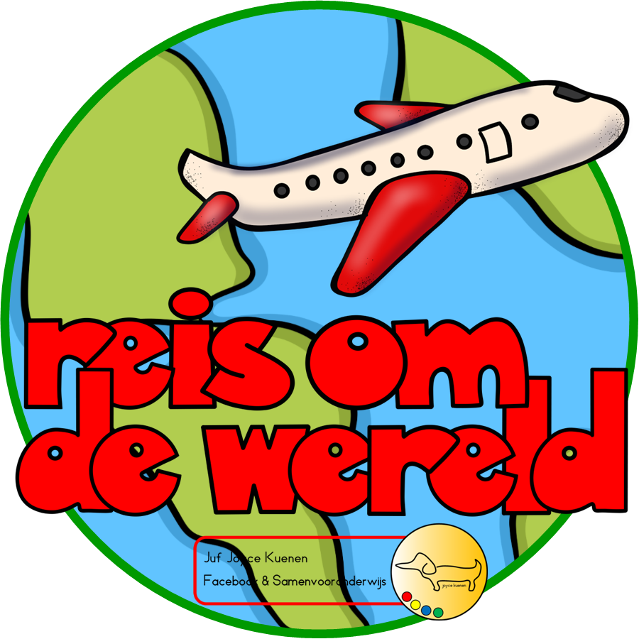 Reis om de wereld / Wereldoriëntatie / Thema's groep 3/4 | Juf Joyce Kuenen