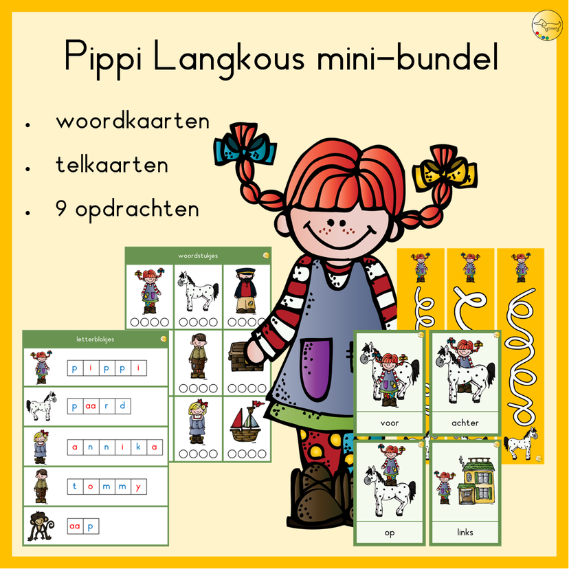 Pippi Langkous / Activiteiten bij prentenboeken / Thema's groep 1/2 ...