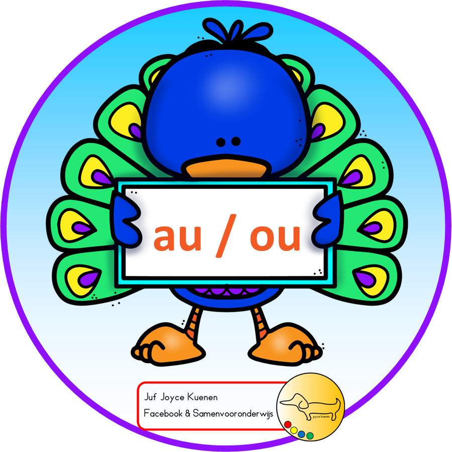 Woorden met au/ou / Spelling / Thema's groep 3/4 | Juf Joyce Kuenen