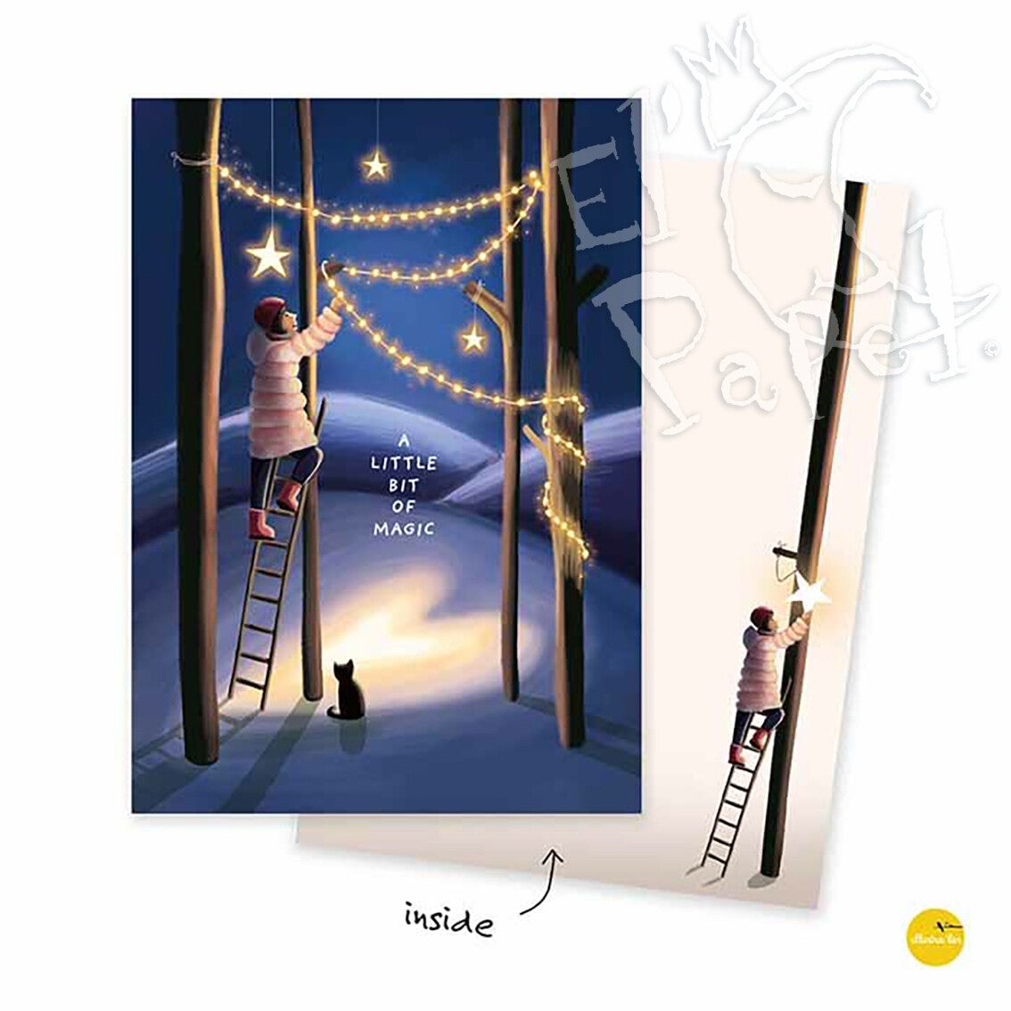 Kerst wenskaart 'A little bit of magic' | El' Papel